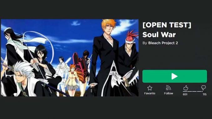 Liste des niveaux de Shikai pour Soul War Bleach (Juin 2022) - GameAH