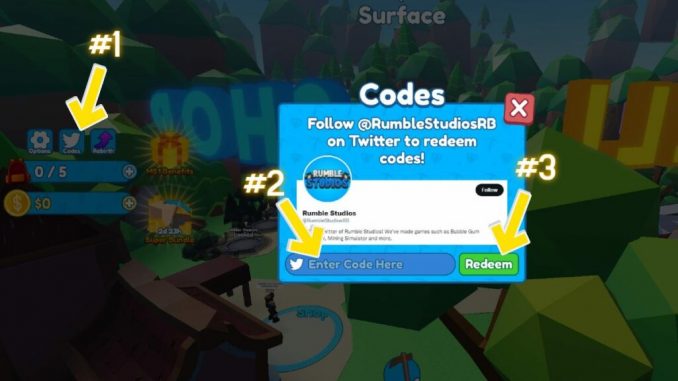 Codes Roblox Mining Simulator 2 (décembre 2022) - GameAH