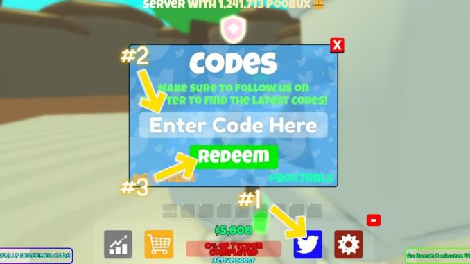 Codes Roblox Poo Tycoon (août 2022) - GameAH