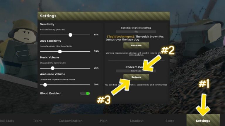 Codes Roblox Trenches (octobre 2022) - GameAH