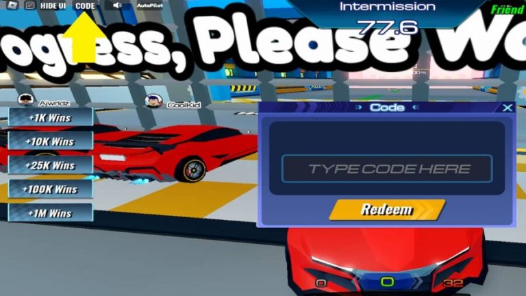 Codes Roblox Supercar Race Clicker (octobre 2022) - GameAH