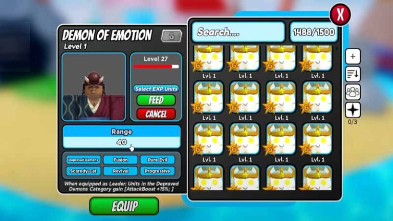 All Star Tower Defense - Comment obtenir Hantegu Démon de l'émotion ...