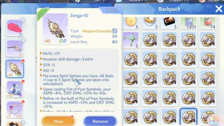 Ragnarok Origin- Comment supprimer et récupérer Elemental Converter ...